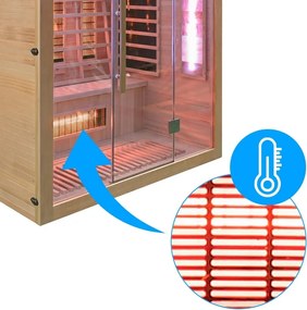 BPS-koupelny Infrasauna Relax  175x120, 4 osoby