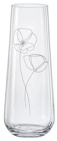 Crystalex Sklenice na prosecco Flowers 250 ml, 4 ks