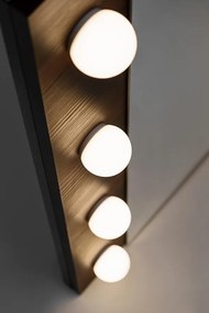 Nástěnné LED zrcadlo Dorothy 60 cm dub ristretto