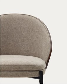 Béžové čalouněné jídelní křeslo Eamy – Kave Home