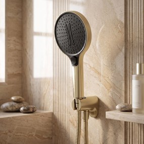 Rea, Sprchová hlavice REA JS-033 Brush Gold, REA-03907
