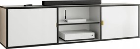 TV skříňka LUNO 3 otevřenáTV skříňka bílý
