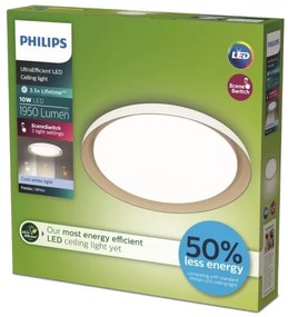 Philips - LED Stmívatelné stropní svítidlo PEBBLO LED/10W/230V 4000K bílá