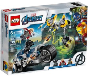 Lego stavebnice lego super heroes 76142 avengers: zběsilý útok na motorce