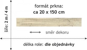 Beaulieu International Group, PVC podlaha - lino Domo 2160, na míru, šíře 4m, bílá, bez podkladu, koupelna
