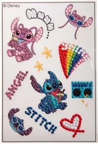 CRAFT ID Diamantové malování Angel a Stitch se stojánkem