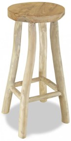 Barová stolička Dekorhome Přírodní dřevo