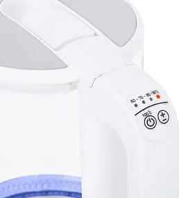 Mesko MS 1301w bílá / Rychlovarná skleněná konvice / 1850 W / 1.7 L /