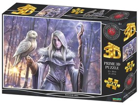 PRIME 3D PUZZLE - Zimní sova 500 dílků