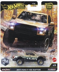 Mattel hot wheels prémiové auto car culture - 17 ford f150 raptor, jbk70