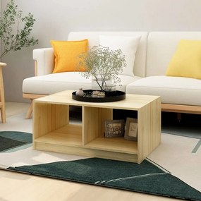 vidaXL Konferenční stolek 75 x 50 x 33,5 cm masivní borové dřevo [809910] Barva: Přírodní
