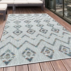 Ayyildiz, Kusový koberec Bahama 5152 Multi – na ven i na doma, 80x250, šedá, chodba / předsíň