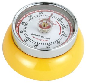 Zassenhaus SPEED Retro magnetická kuchyňská minutka žlutá