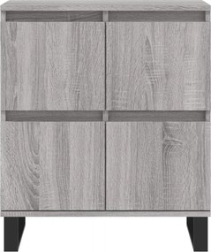 vidaXL Příborník 60 x 35 x 70 cm kompozitní dřevo [831226] Barva: Betonová šedá