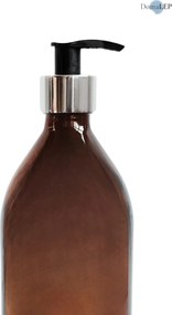 Dávkovač mýdla MONA 500 ml s černo-stribrný dávkovačem