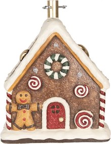 Stojan na stromek perníková chaloupka Gingerbread - 37*26*47 cm