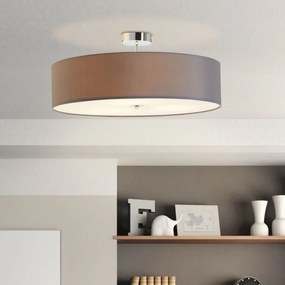 Brilliant 93522/63 Stropní lustr ANDRIA šedá textilie, průměr 60cm