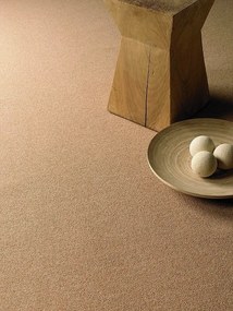Ideal, Metrážový koberec Efekt 5110, na míru, šíře 4m,5m, béžová, filc, chodba / předsíň