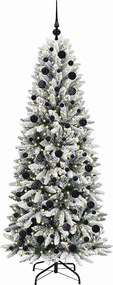 Umělý vánoční stromeček Bílá 180 cm PVC, plast, ocel a PE 3396046