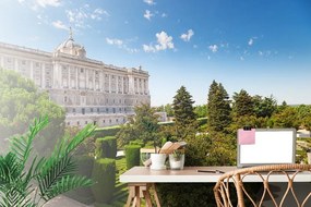 Samolepící fototapeta královský palác v Madridu - 450x300 cm