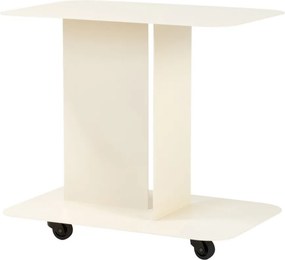 Kovový servírovací stolek na kolečkách 40x60 cm HO – noo.ma