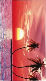 Rychleschnoucí XXL plážová osuška SERENA barevná 150 x 210 cm, 100% mikrovlákno