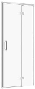 Cersanit Larga - Sprchové dveře 90x195 cm, pravé, chrom/čiré sklo S932-116