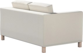 Potah na pohovku IKEA  Karlanda 2-místná, krátký barva šedá látka sametová
