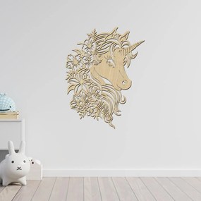 dřevo života Dřevěná dekorace UNICORN Barevný vzor: Ořech, Rozměry (cm): 60x78