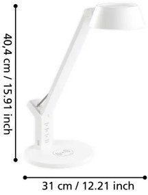 Eglo 99831 - LED Stmívatelná dotyková stolní lampa BANDERALO LED/4,8W/230V bílá