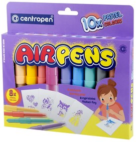 Foukací fixy AIR PENS PASTEL 1500/10