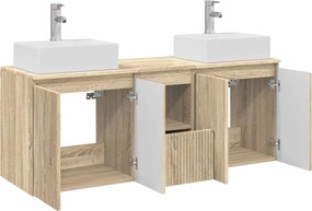 Sada koupelnových skříněk 3 ks Dub sonoma 49,5 x 41 x 62,5 cm 3405649