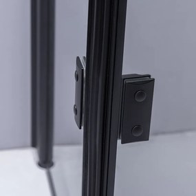 BPS-koupelny Čtvercový sprchový kout ZES KZ1390B BL 90x90 černá/transparent - bez vaničky