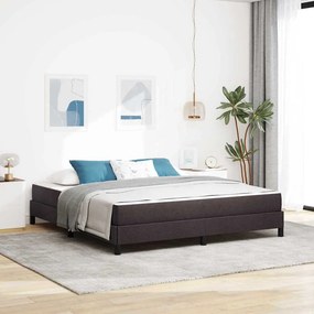 Postel s boxspringem Tmavě hnědá 180 x 200 cm textil 3398510
