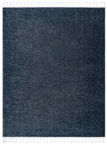 koberec SEVILLA PC00B pruhy modrý střapce, Berber, Maroko, Shaggy velikost 240x330 cm | krásné koberce cz
