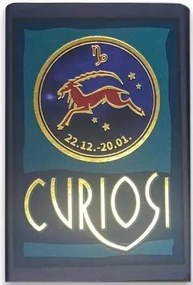 CURIOSI Kulaté puzzle Zvěrokruh: Kozoroh / 33 dílků / průměr 9 cm