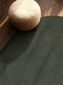 Villeroy & Boch Kusový koberec Kivi 106288 Green, 160x160 (průměr) kruh, zelená, ložnice