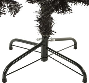 Úzký vánoční stromek černý 150 cm 329218