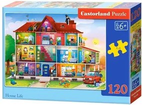 Castorland 13548 Život v domě / 120 dílků / od 6 let