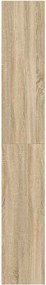 Knihovna 6 úrovní 80 x 30 x 198 cm Kompozitní dřevo Sonoma dub 3333918