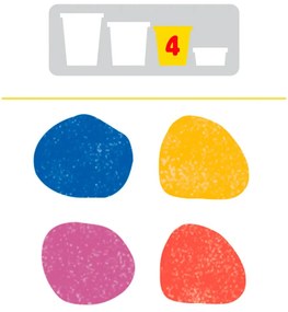 HASBRO PLAY-DOH Modelína kreativní sada 4 kelímky metalické barvy 340g 14g1737