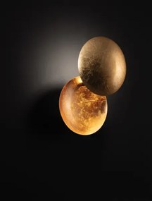 Designové nástěnné svítidlo Solei zlatá