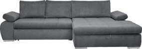 XXXLutz ROHOVÁ SEDAČKA, textil, šedá Carryhome - Sedací soupravy - 002300011401
