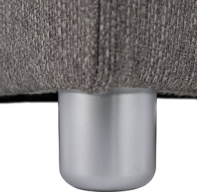 Elektrická polohovací postel, boxspring, šedá, 160x200, MURKO NEW