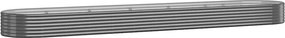 Vyvýšený záhon pozinkovaná ocel 507x100x36 cm antracitový 319011