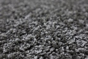 Vopi, AKCE: 250x250 (průměr) kruh Kusový koberec Color Shaggy šedý kruh, šedá, kancelář