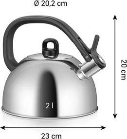 TESCOMA Čajová konvice GrandCHEF 2,0 l, nerez
