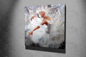 Obraz na plátně White swan KC012 45x45 cm