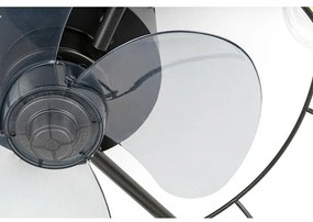 Rabalux 71043 stropní ventilátor se světlem Cadmus, černá