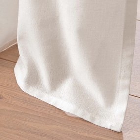 Bílý/béžový závěs s příměsí bavlny 140x240 cm Altea – douceur d'intérieur